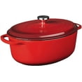 7.5 Quart Enameled Cast Iron Dutch Oven with Lid – Dual Handles Safe up ...
