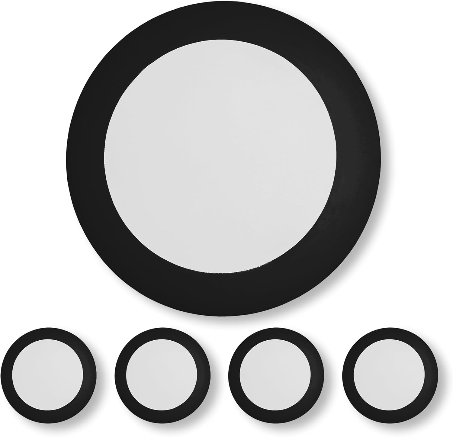7.5" Slim Line Dimmable LED Disk Lights (4-Pack) - 15W- Selectable 3K ...