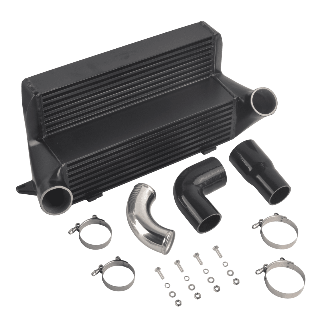 7.5" Stepped Race Intercooler Kit for BMW 135i 335i 335is 335xi E82 E90 ...