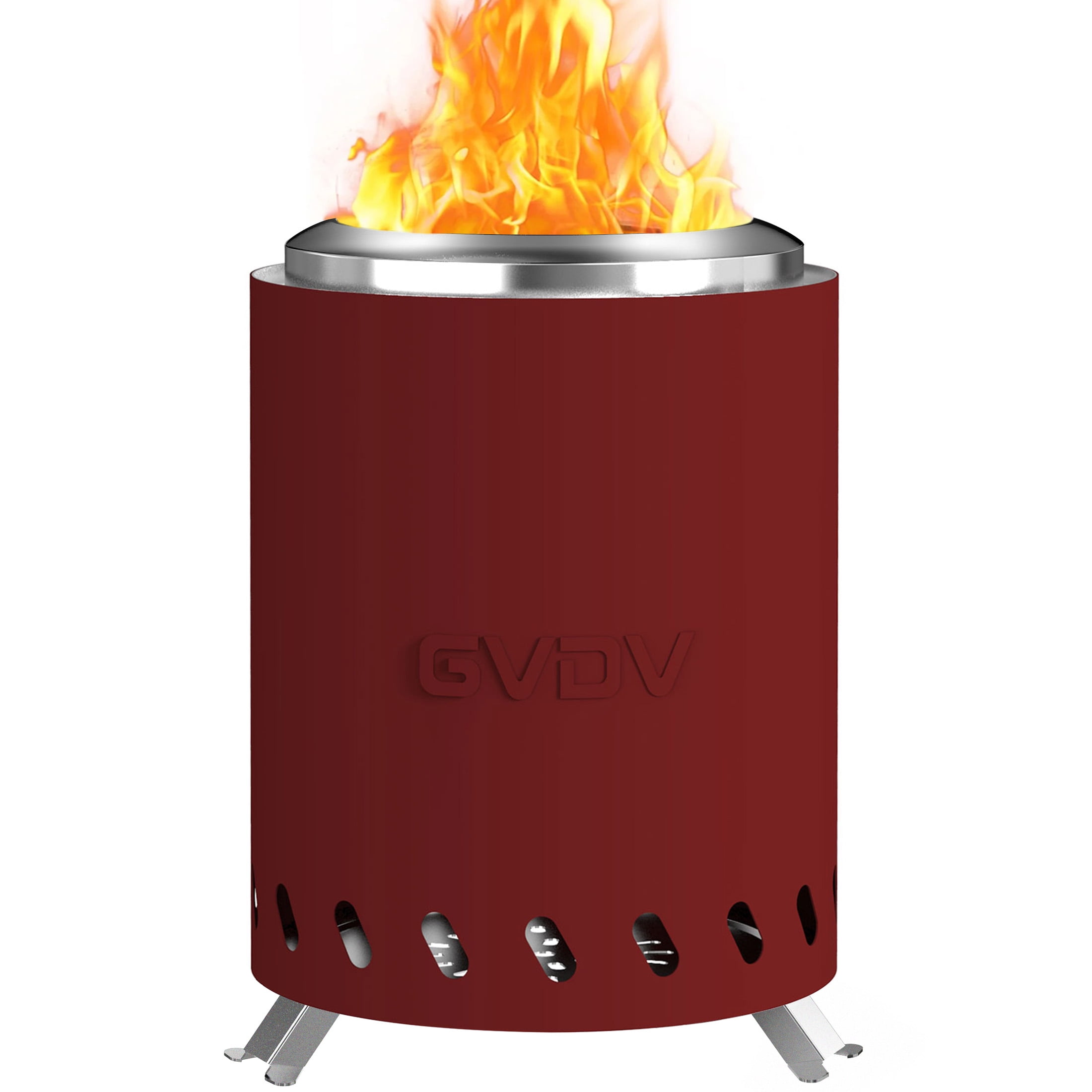 7.5" Tabletop Fire Pit - Smokeless & Portable Mini Fire Bowl, Dual Fuel ...