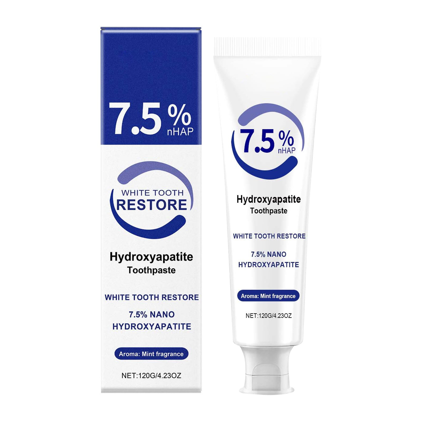 7.5% Toothpaste, Fluorohydroxyapatite-free Toothpaste Strengthens Tooth ...