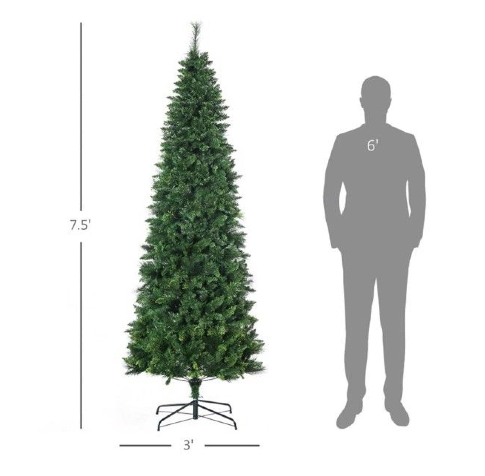 7.5 ft Christmas Trees - Walmart.com