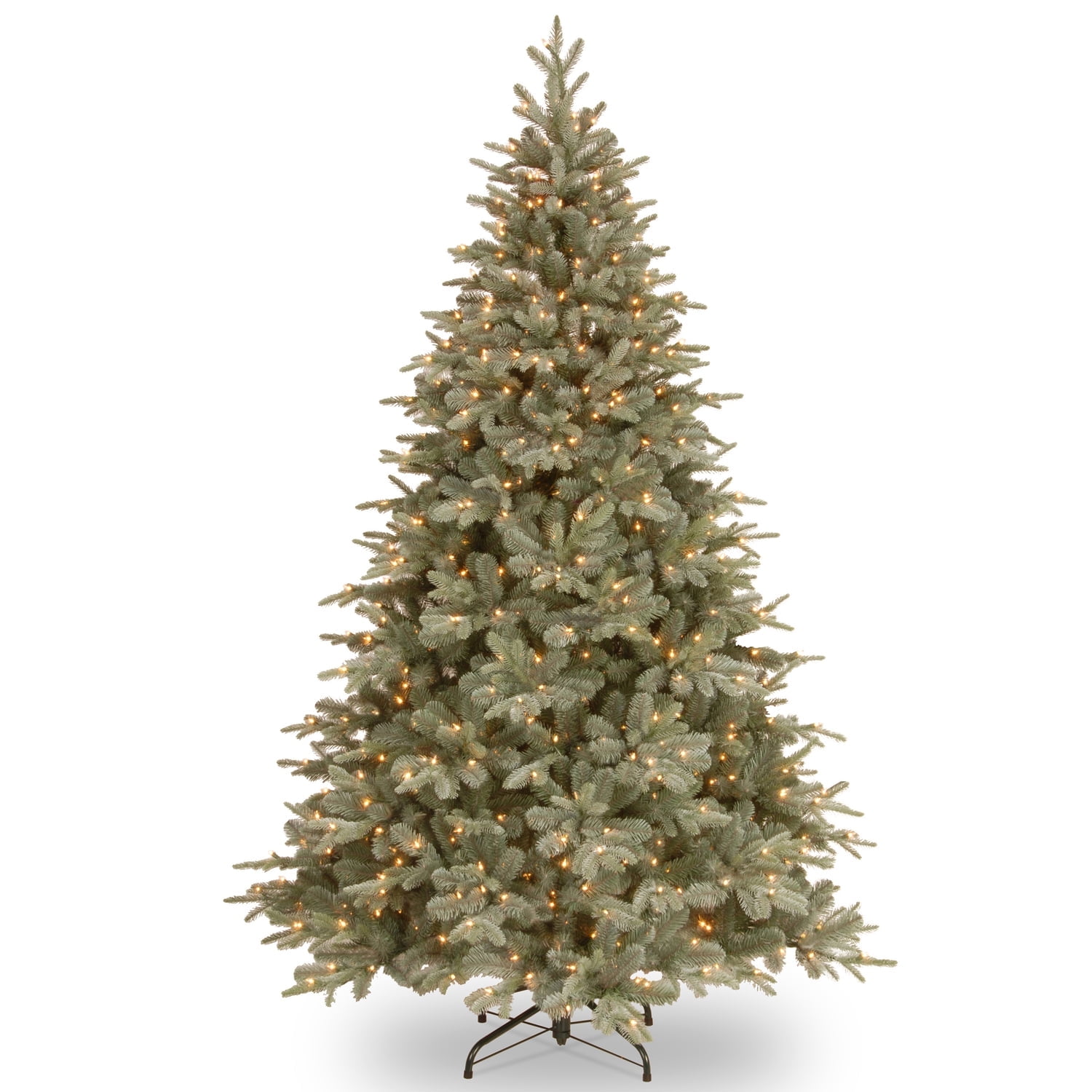 National Tree Company 7.5 ft. Frosted Arctic Spruce Tree with Clear ...