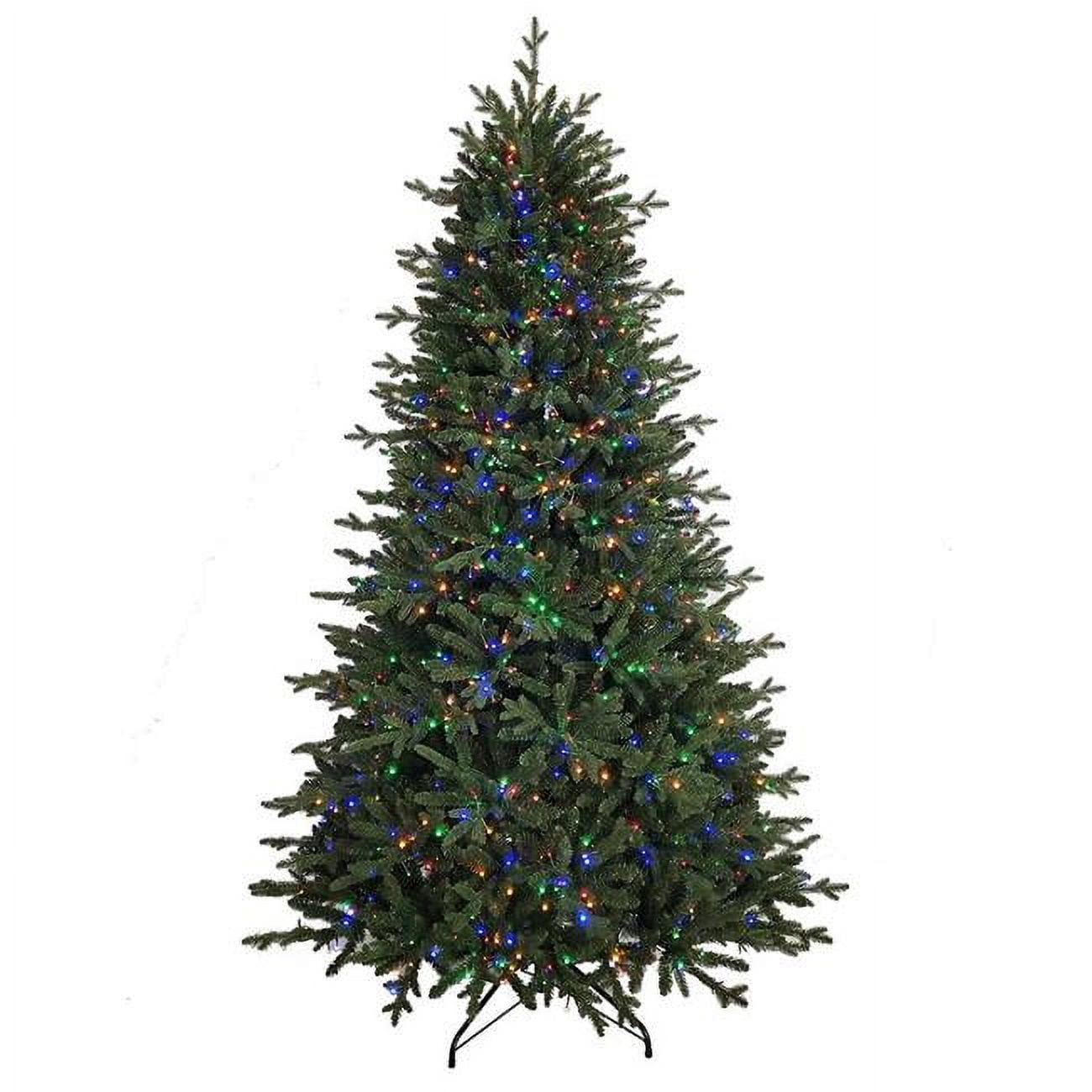 7.5 ft. Pre-Lit LED Noble Fir Christmas Tree - Walmart.com