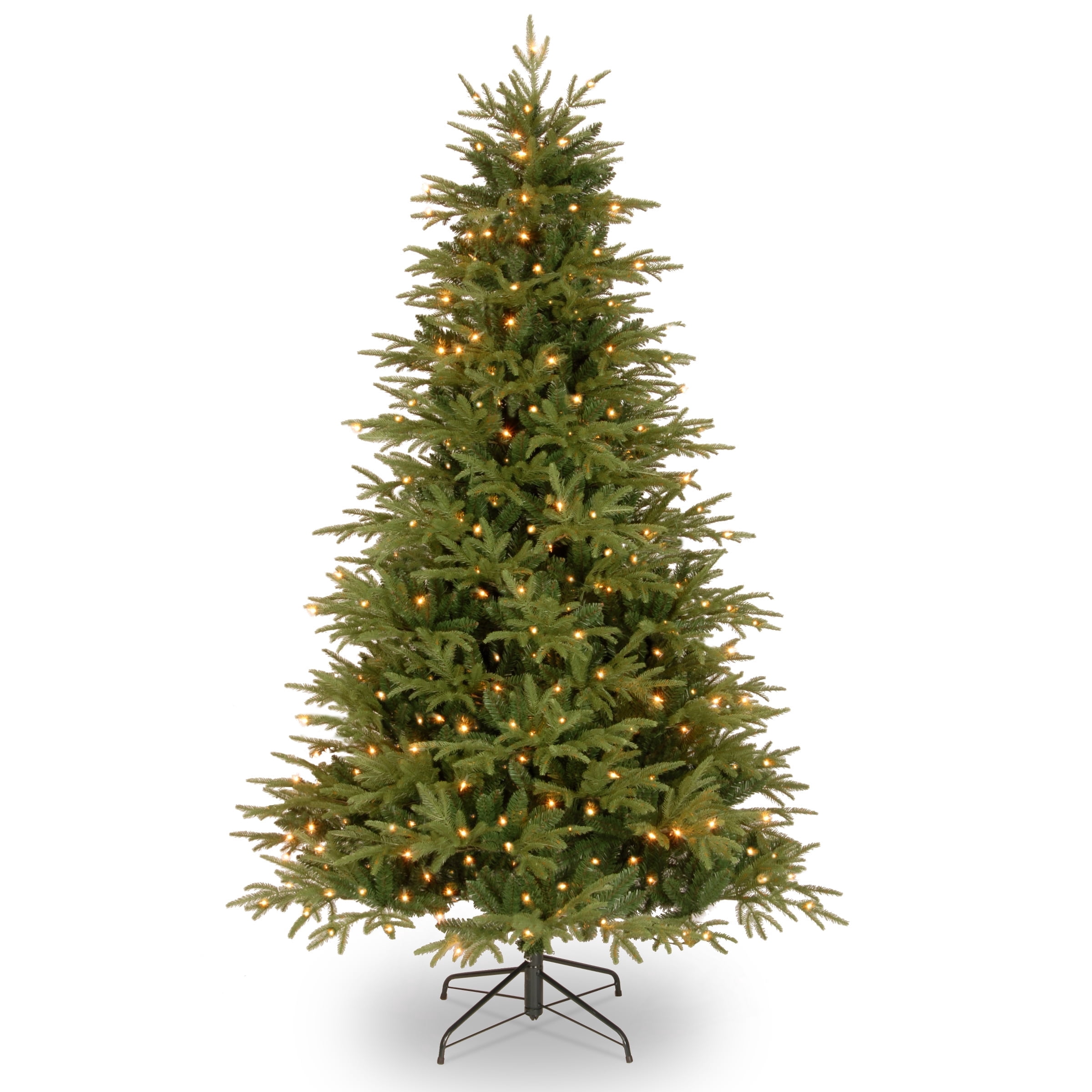 National Tree Company 7.5 ft. Victoria Fir Tree with Clear Lights ...