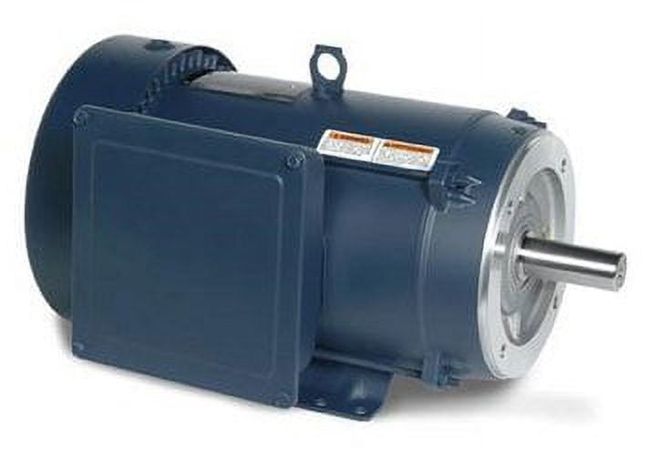 7.5 hp 3450 RPM 213TC Frame TEFC C-Face- Rigid Base 208-230V Leeson ...
