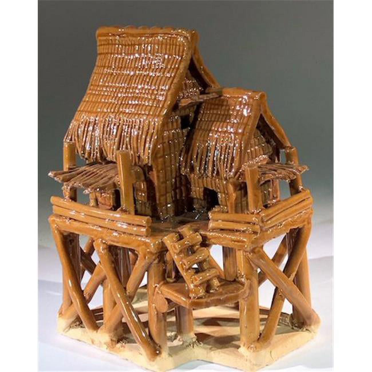 7.5 in. Miniature Ceramic Figurine - Glazed Water Pavilion - Walmart.com