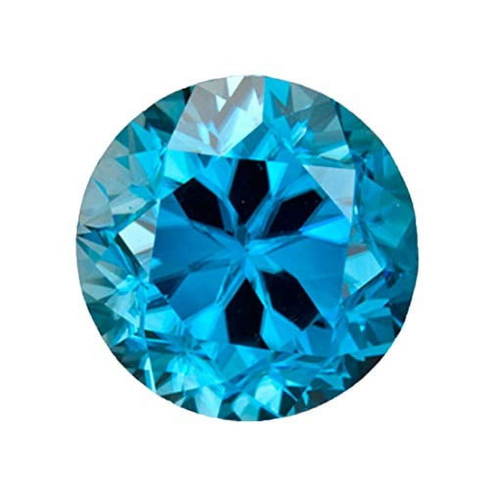 , 7.50 Ratti Natural Blue Zircon/Cubic Zircon Certified Energized Oval ...