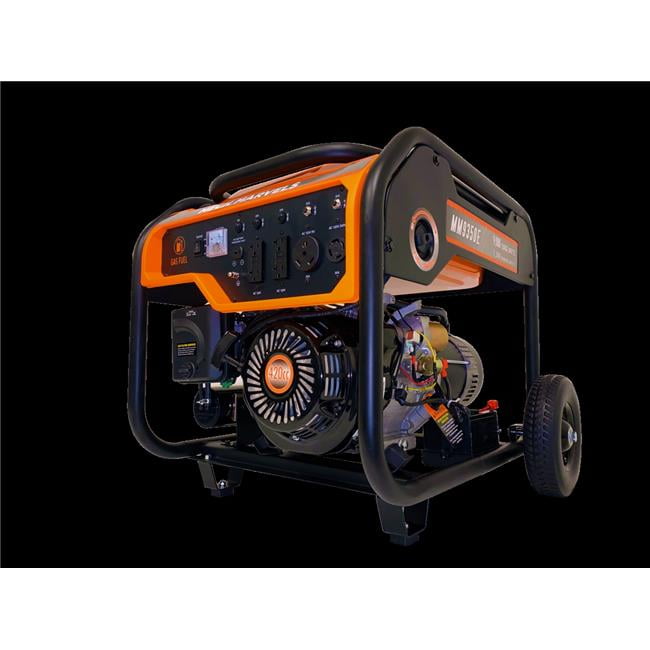7,500-Watt Push Button Gasoline Electric Start Portable Power Generator ...