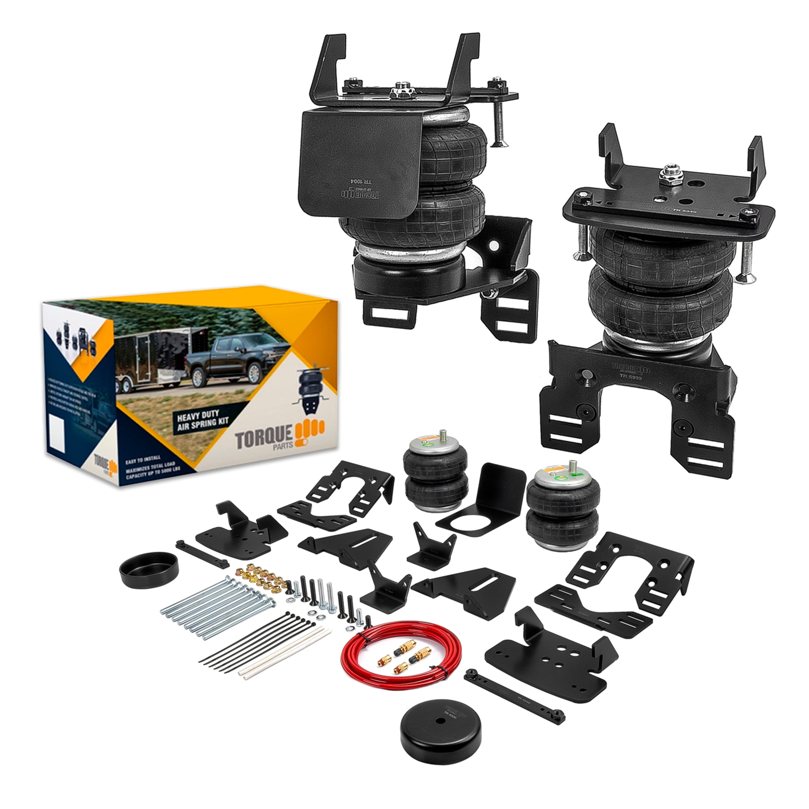 TORQUE Air Suspension Bags Kit with Internal Jounce Bumper for 2017 ...