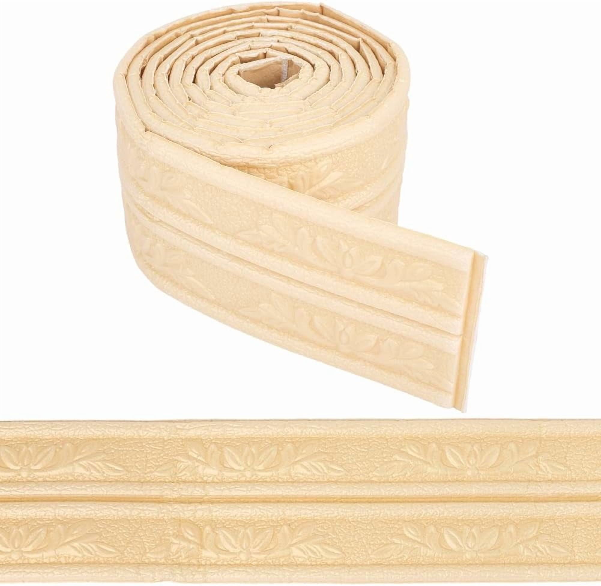 7.55Ftx3.15In Gold Molding Trim Vintage Flexible XPE 3D Printing Self ...