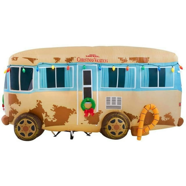 7.5FT National Lampoon's Holiday Inflatable RV: Blow Up Yard Decor with ...