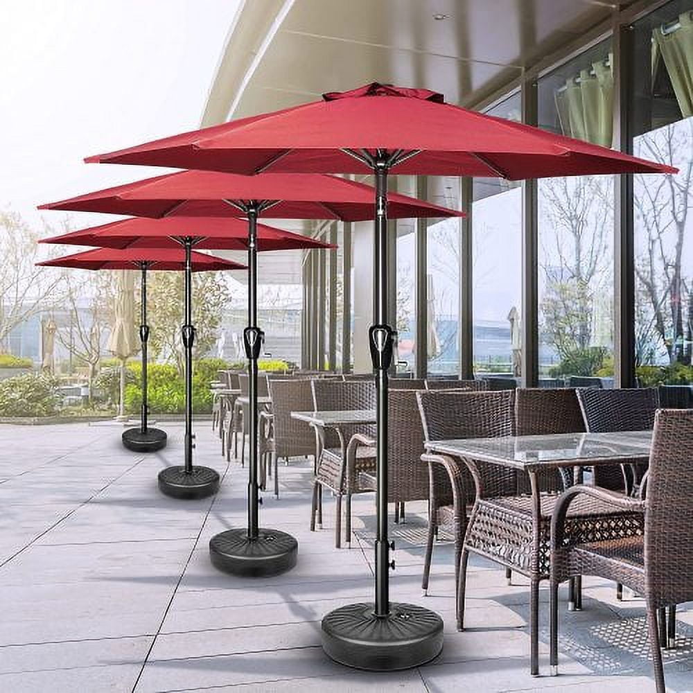 7.5FT Patio Umbrella Outdoor Table Umbrella,Market Umbrella with Push ...