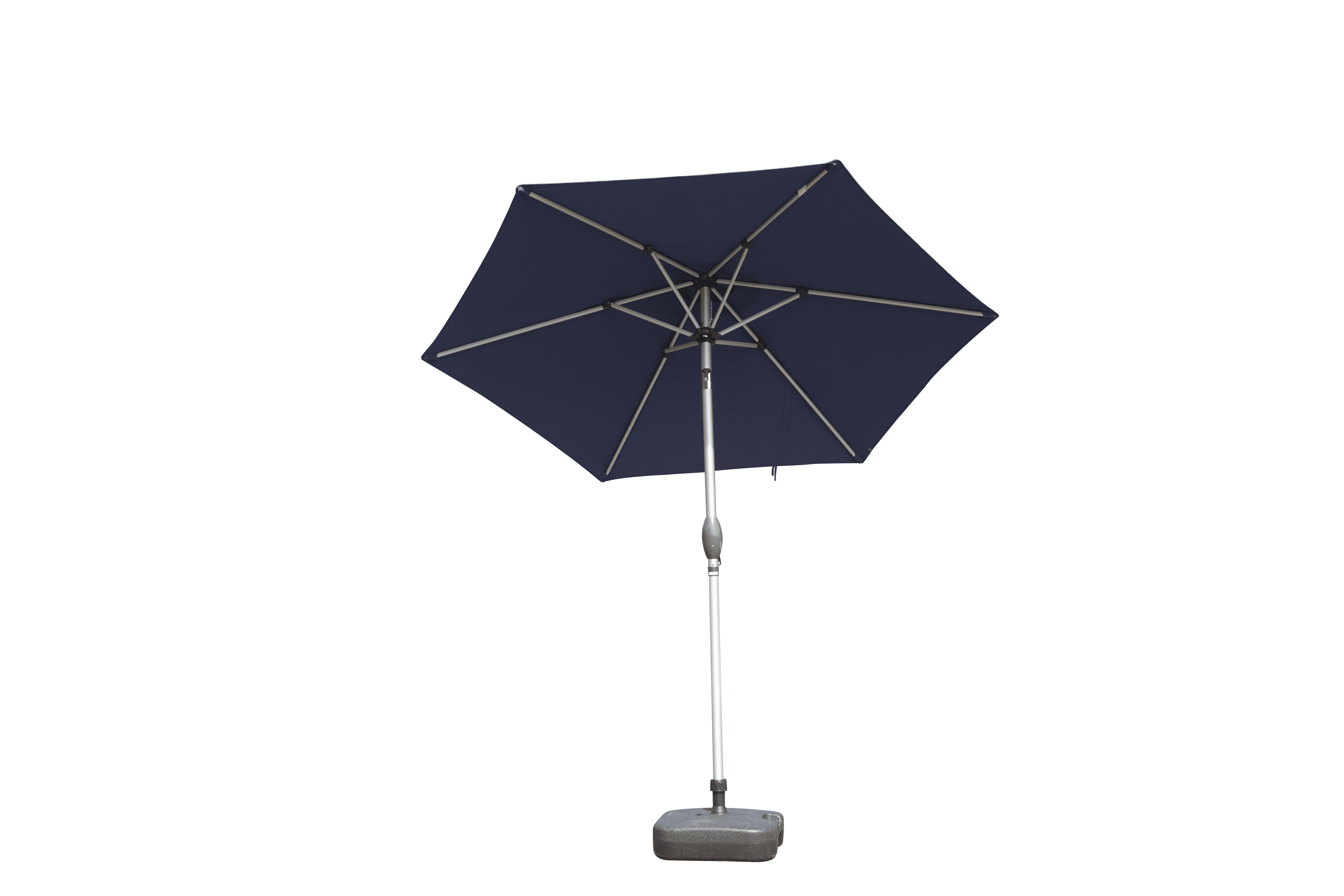 7.5FT Patio Umbrella, Outdoor Table Umbrella with Push Button Tilt and ...