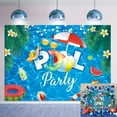 7×5FT Pool Party Backdrop Summer Hawaii Backdrop Beach Birthday ...