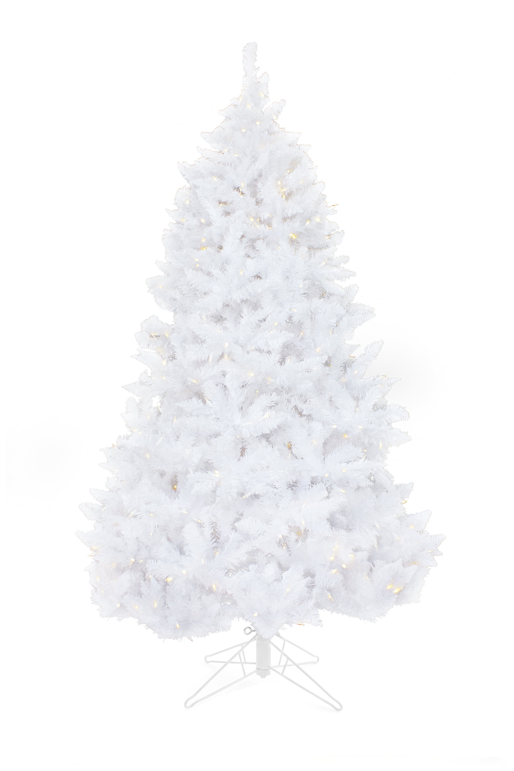 Perfect Holiday 7.5 Ft Prelit Spruce Christmas Tree, crafted with 1311 ...
