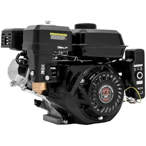 7.5HP Gas Engine, Single-Cylinder Gas Engine,4 Stroke 210CC Gas Motor ...