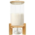 7.5L Glass Rice Dispenser Cereal Dry Food Dispenser Grain Storage ...