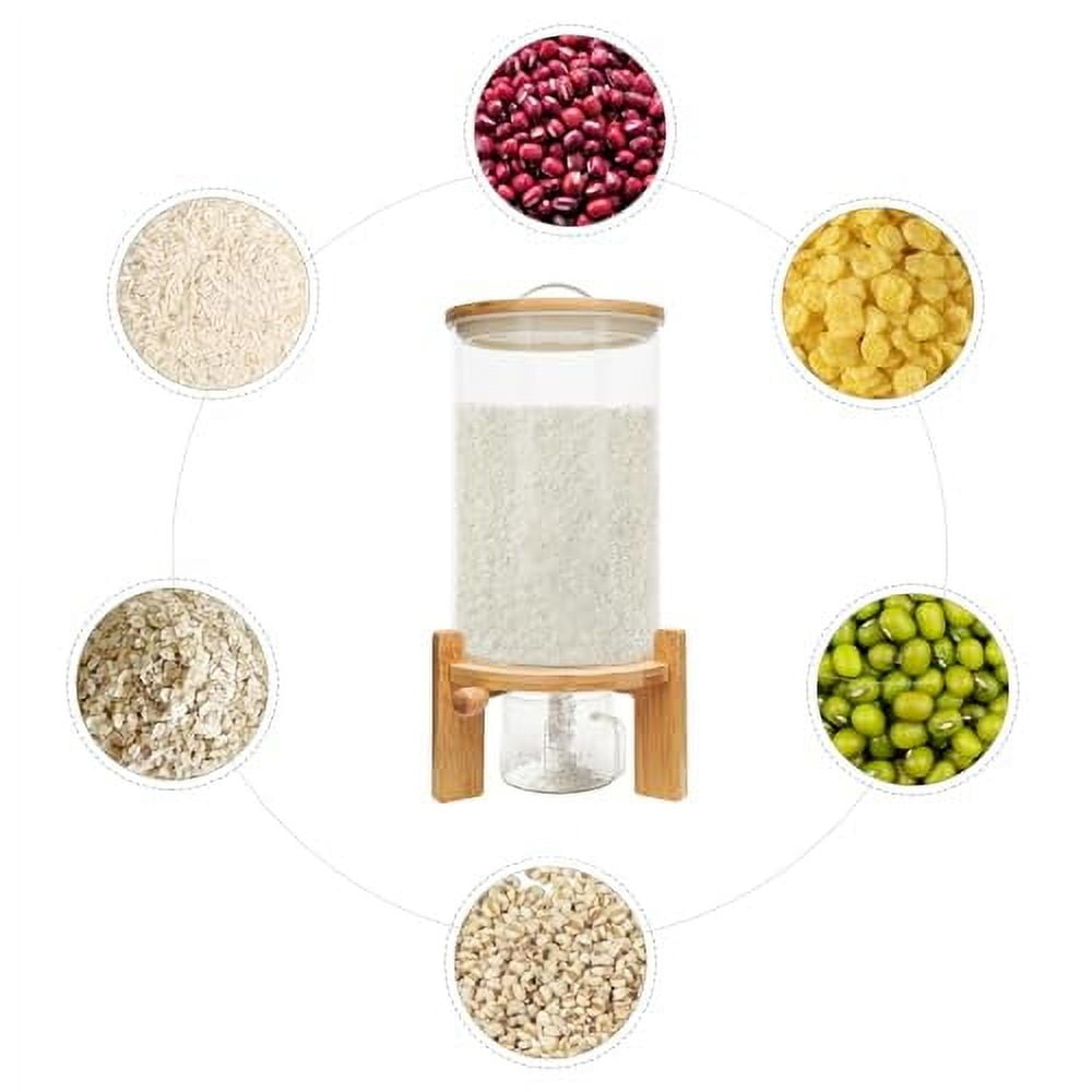 7.5L Grain Storage Rice Dispenser Cereal Container Flour Container Rice ...