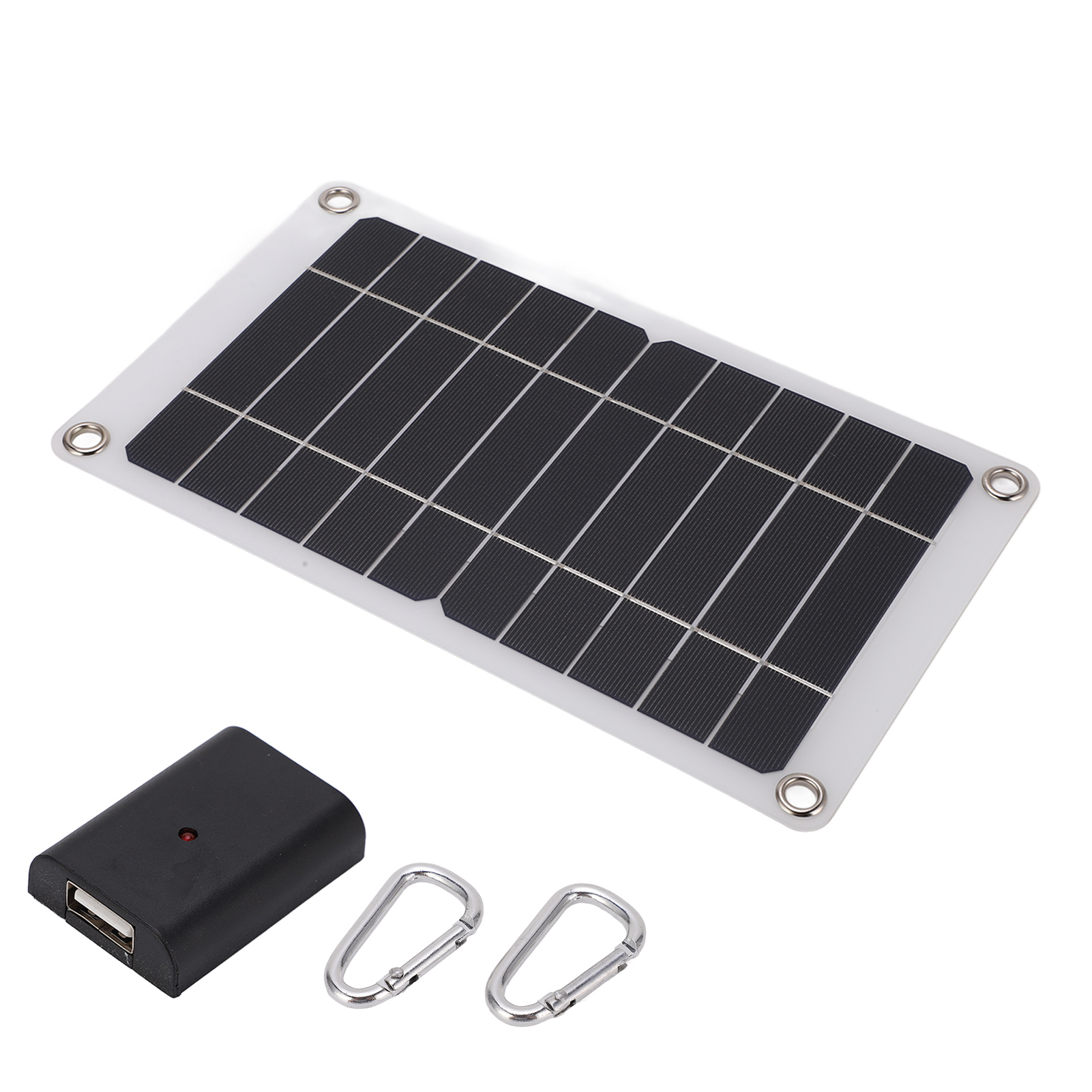7.5W 5V USB Solar Panel Battery Charger Portable Monocrystalline Solar ...
