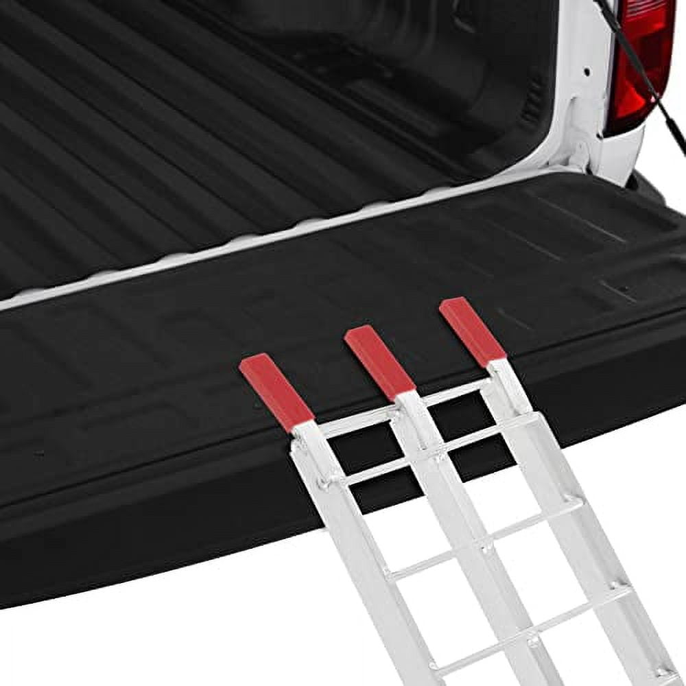 7.5ft Aluminum Loading Ramp, 750lbs Capacity, Folding Truck ATV Ramp ...