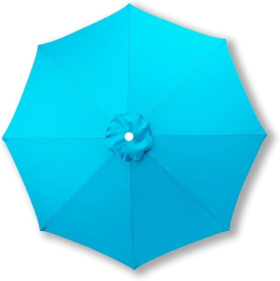 7.5ft Patio Umbrella Replacement Canopy 8 Ribs, Waterproof & Fade ...