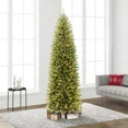 7.5ft Prelit Christmas Tree, Slim Fraser Fir Artificial Tree Holiday ...