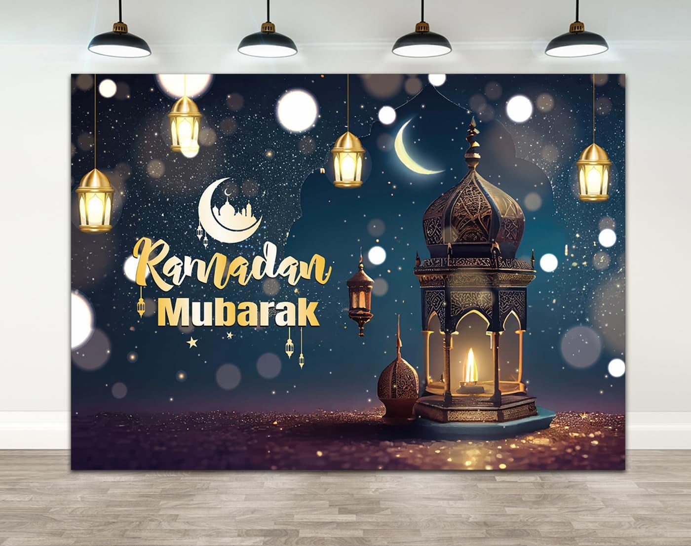 7×5ft Ramadan Mubarak Decorations Backdrop Muslim Banner Kareem ...