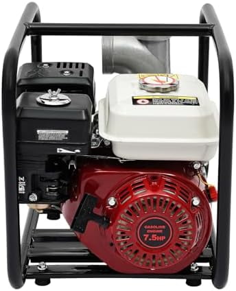7.5hp Gasoline Powered Water Pump 210cc 4 Stroke Water Transfer Pump 3 ...