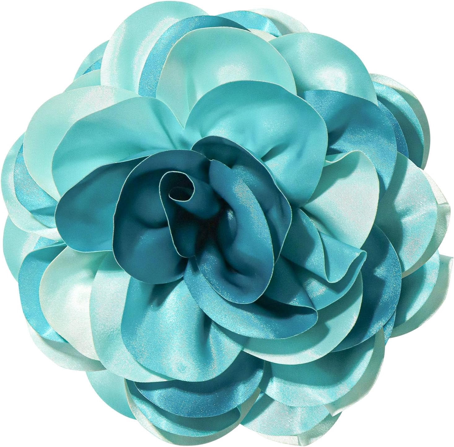 7.5in Extra Large Rose Brooch Valentine's Day Exquisite Shiny Satin ...
