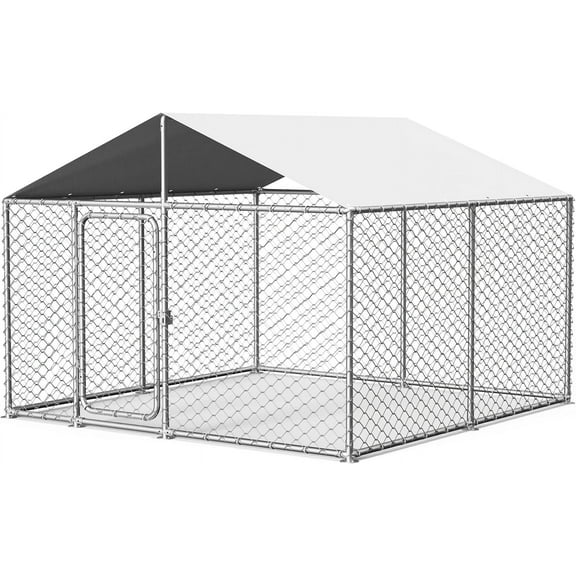 TIME RAY 15x15 ft Dog Kennel Outdoor for 2 Dogs,Outdoor Heavy Duty Dog ...