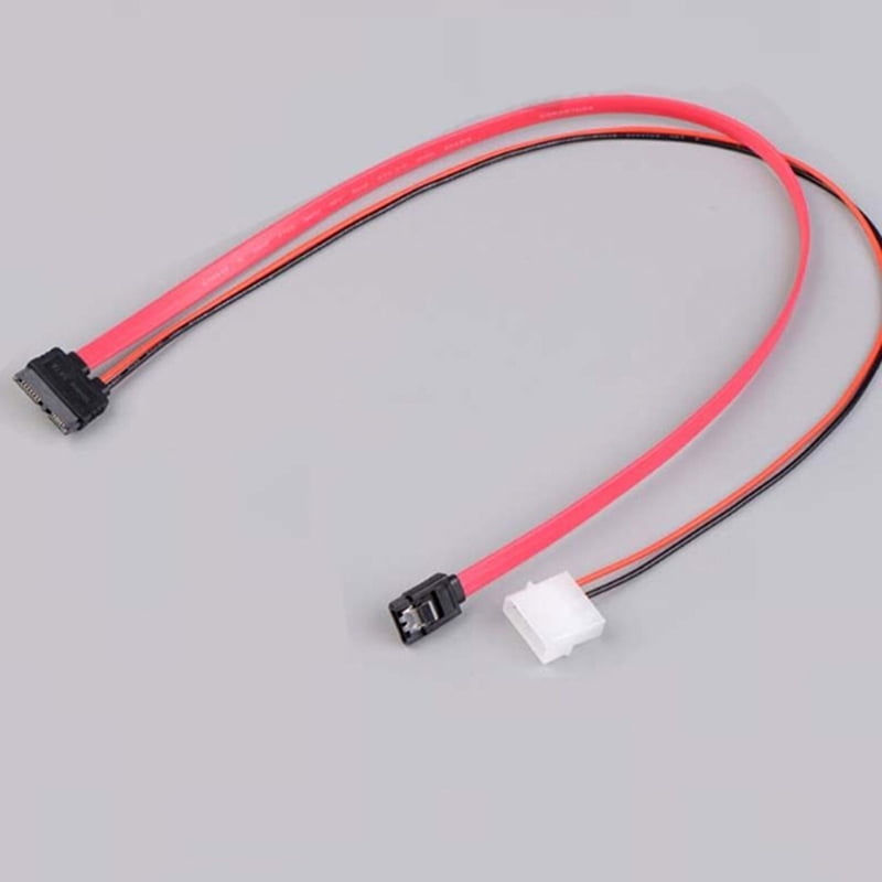 7+6 Pin slimline sata cable for slim latop SATA DVD+/-RW Drive power ...