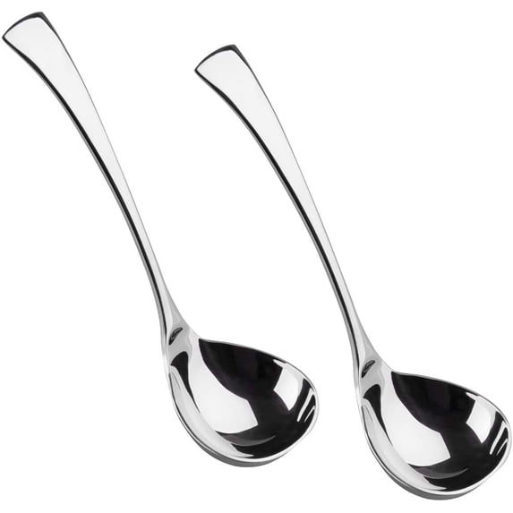 7.6" Small Gravy Ladle Set of 2, 18/10 Stainless Steel Ladle for Sauce ...