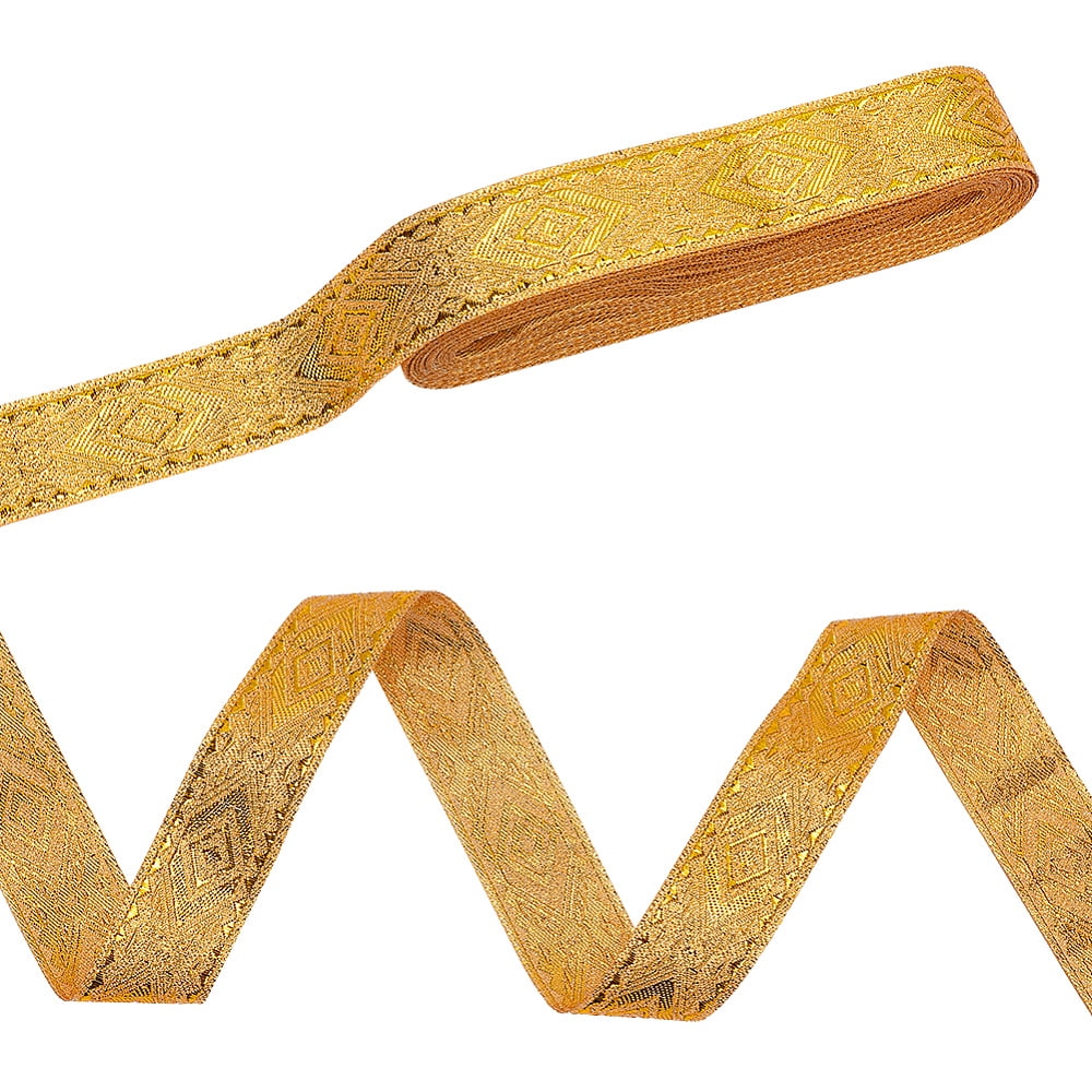 7.6 Yard Jacquard Embroidery Ribbon Trim 3/4 Inch Vintage Boho Woven ...