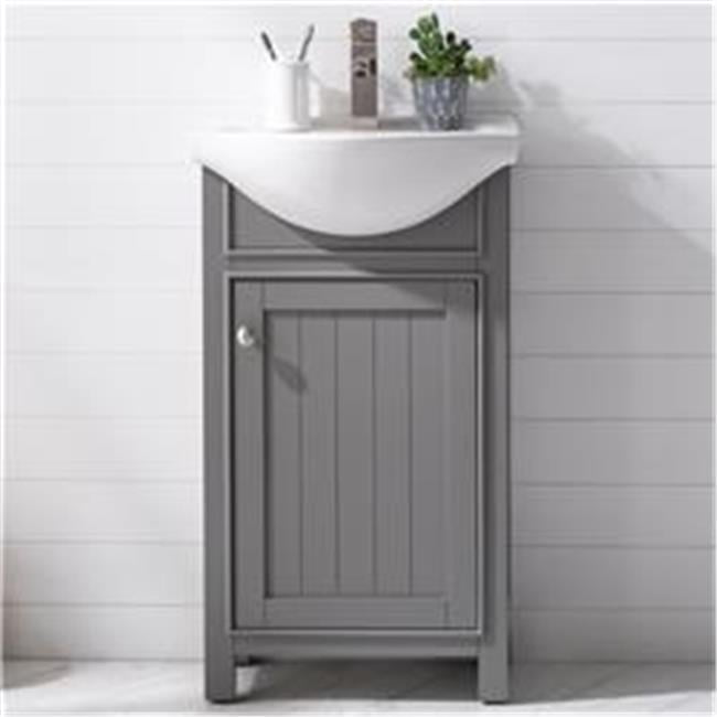 7.64 cu. ft. Marian Bath Vanity with Porcelain Vanity Top & White Basin ...