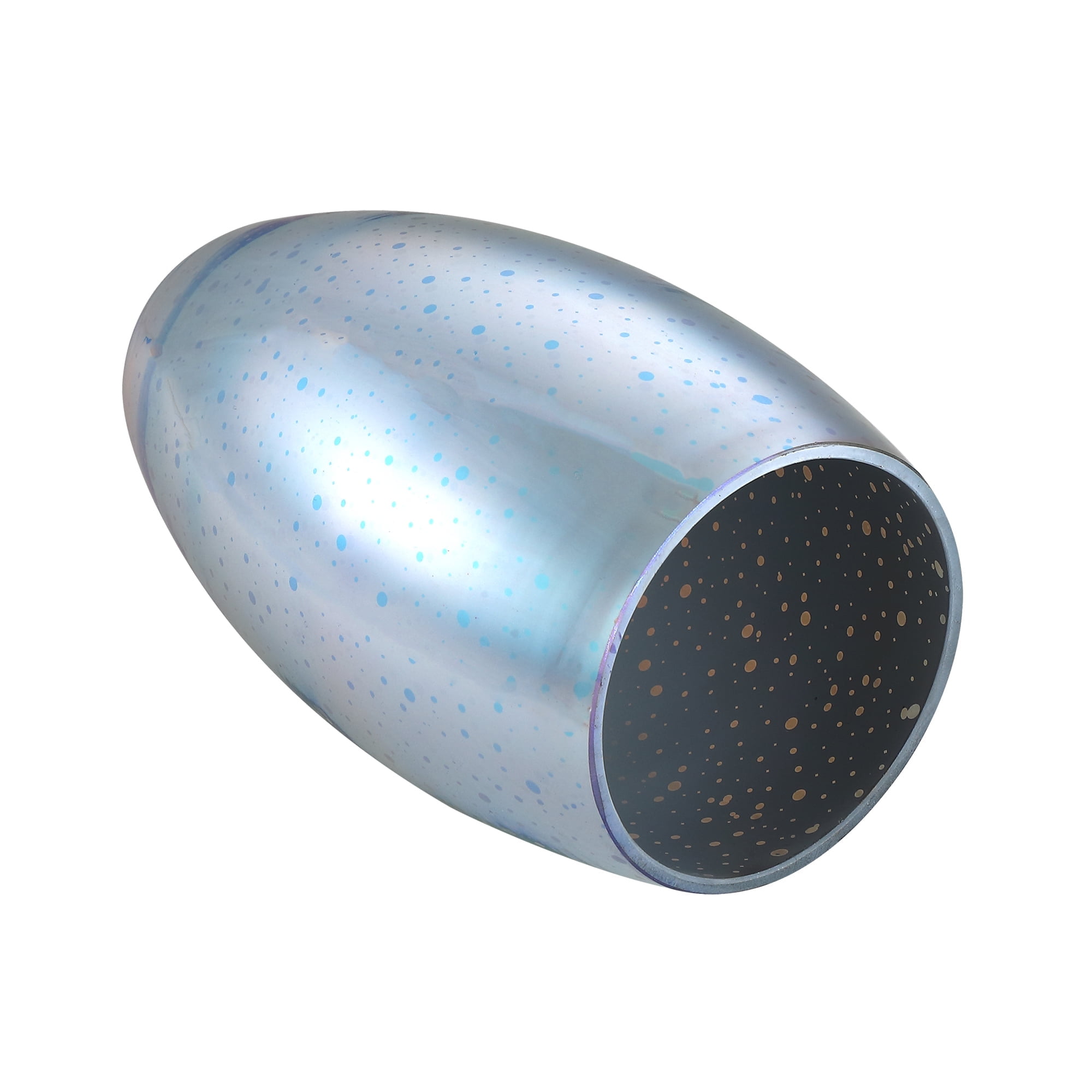 7.64 in. Fireworks Effect Art Glass Globe Pendant Shade for Mini ...