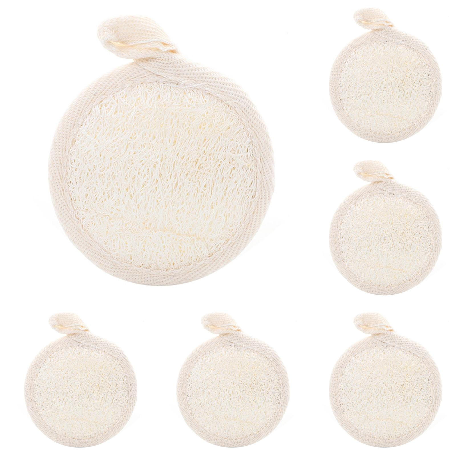 7/6pcs Face Exfoliating Loofah Pad Scrubber Natural Loofah Sponge ...