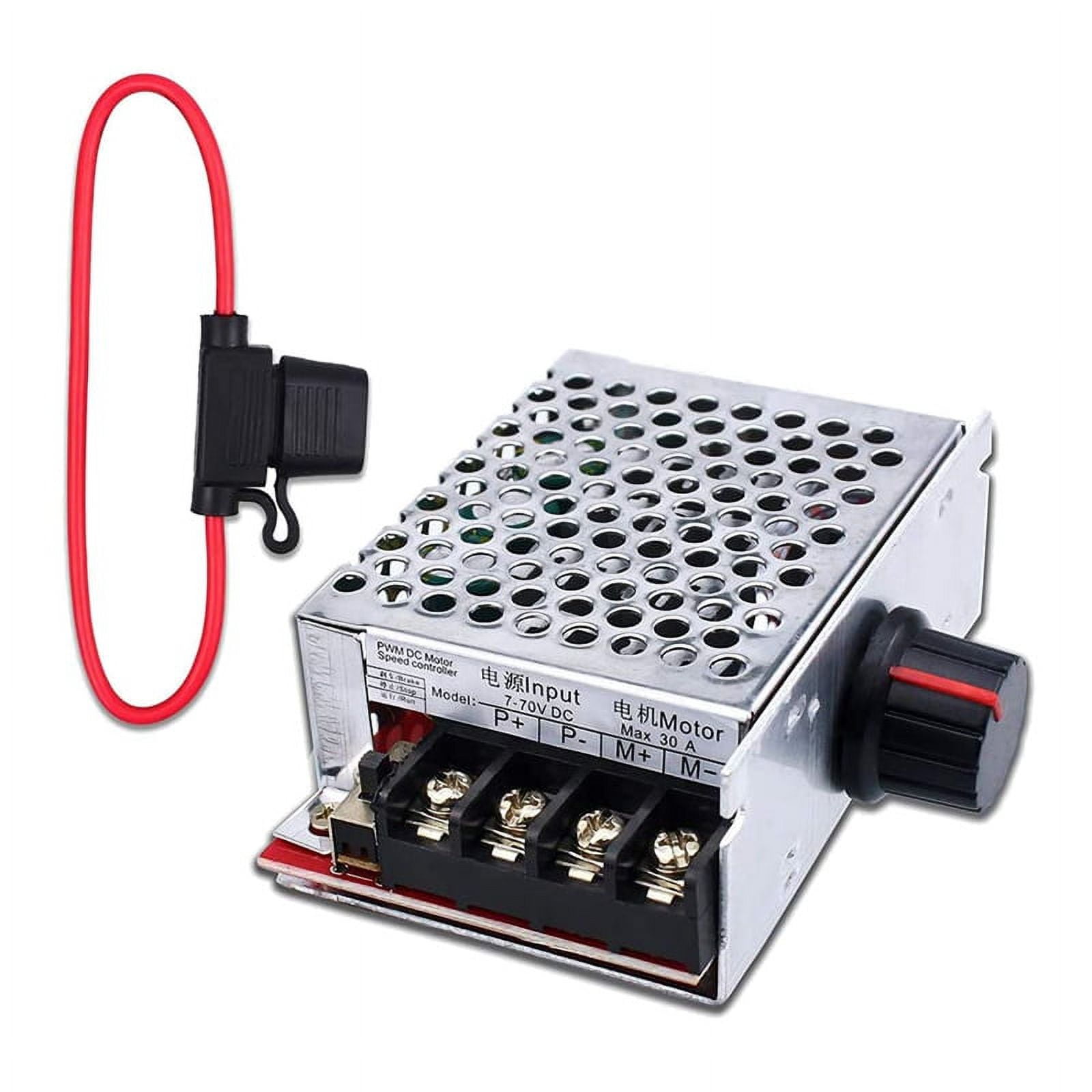 7-70V 30A PWM DC Motor Speed Controller Switch Control 12V 24V 36V 48V ...