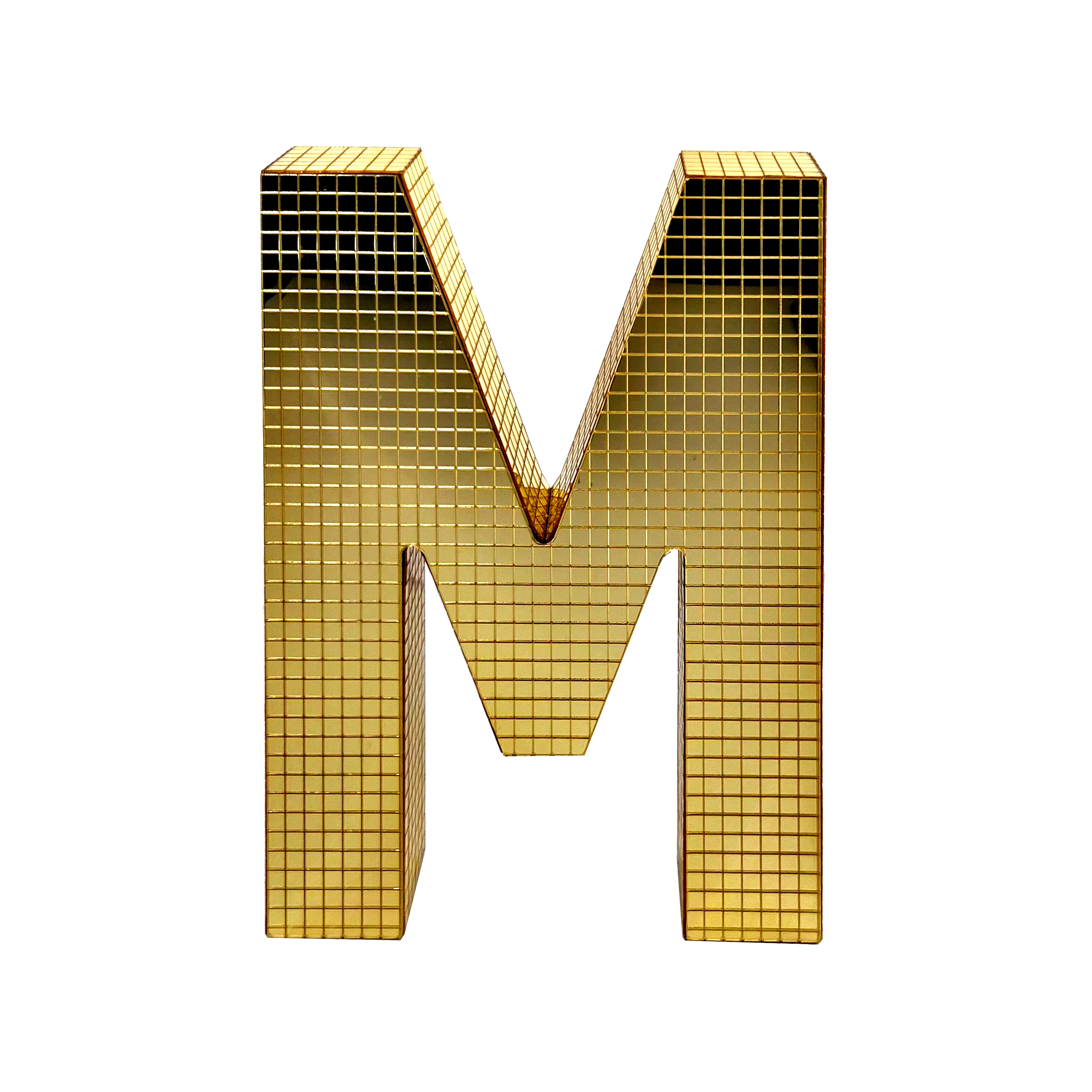 7.75" Gold Disco Tabletop Monogram Letter by Ashland® - Spring Home ...