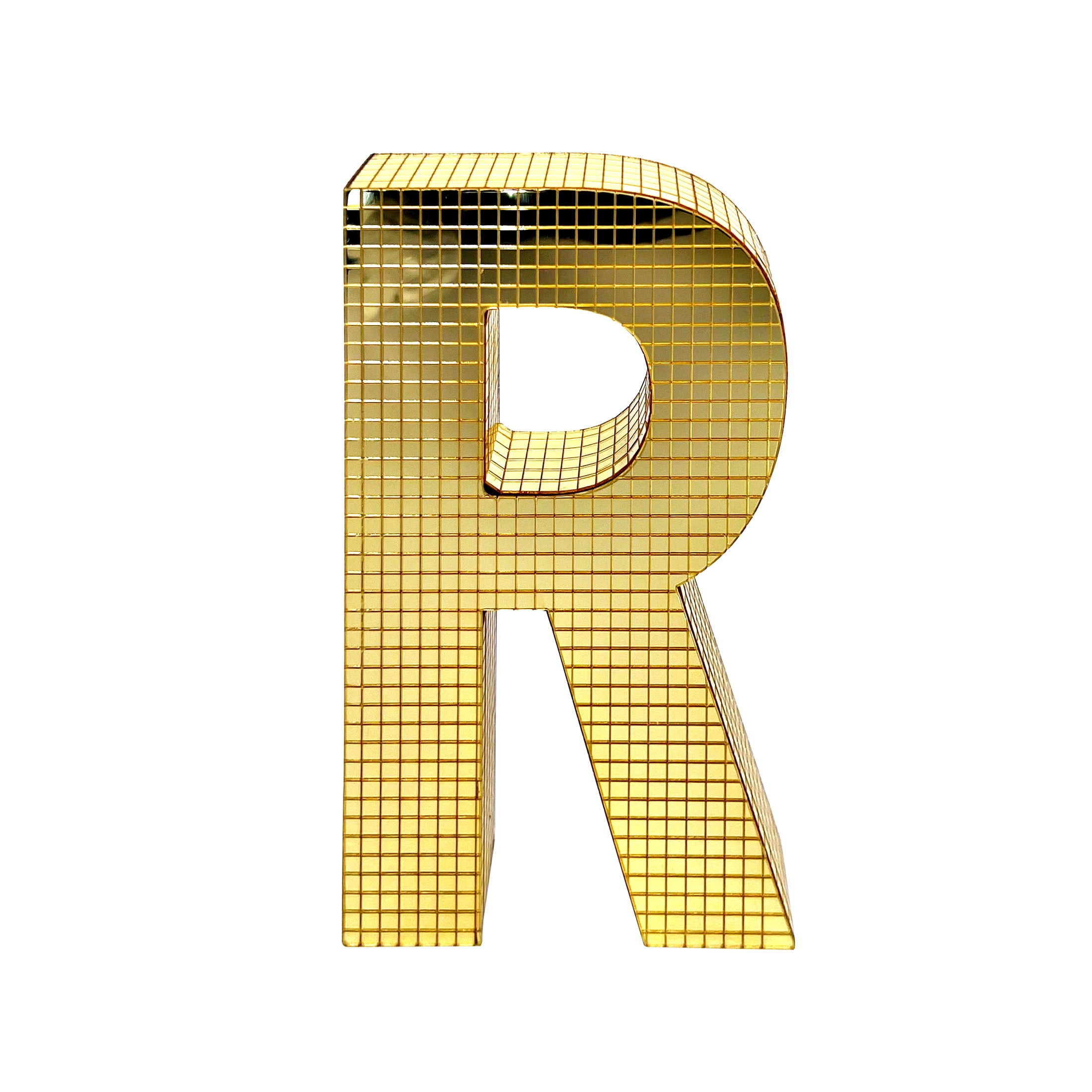 7.75" Gold Disco Tabletop Monogram Letter by Ashland® - Spring Home ...