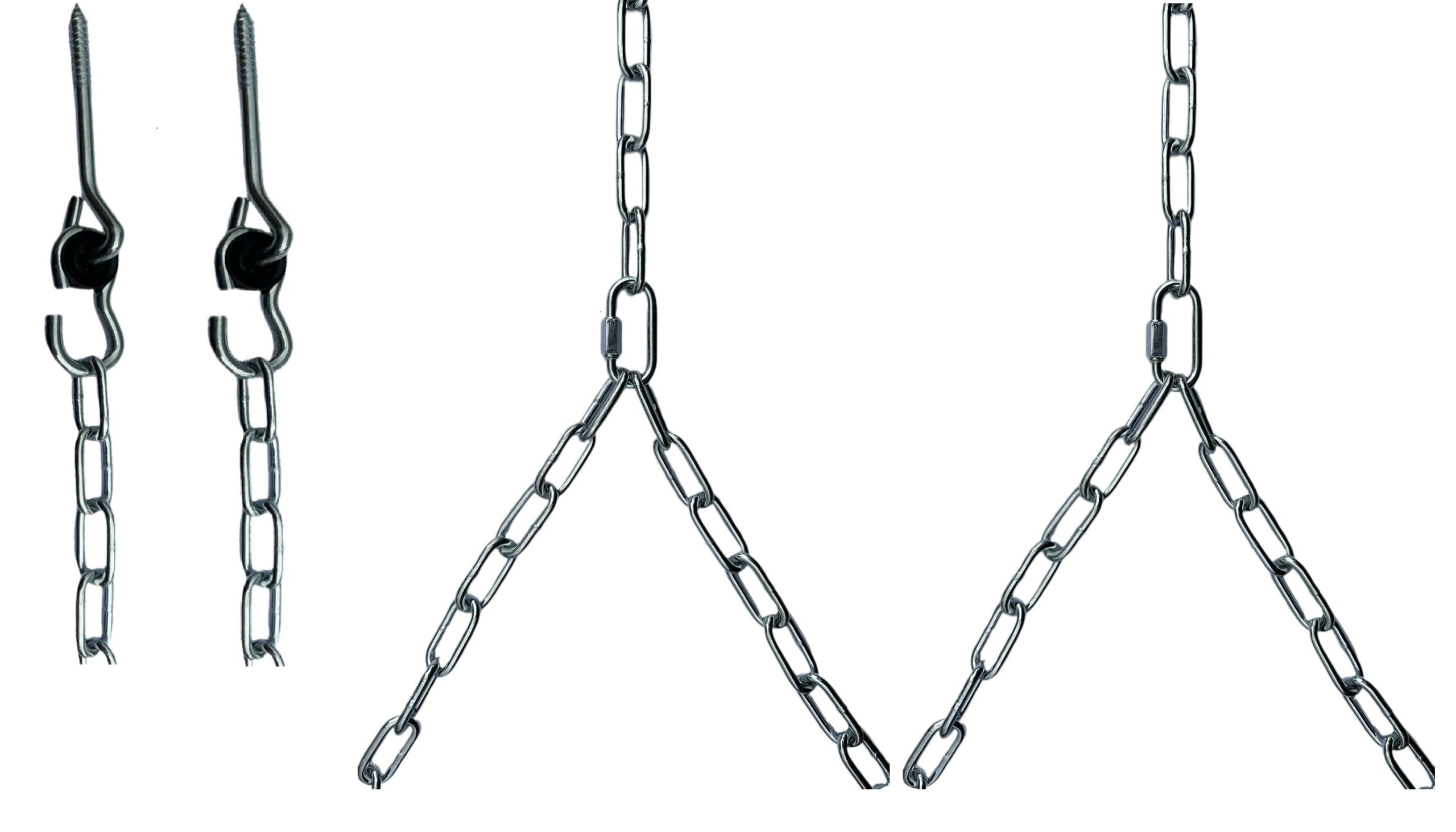 LIFSTAR, Heavy-Duty Porch Swing Chain Kit, 7.75ft, 800lbs Capacity ...