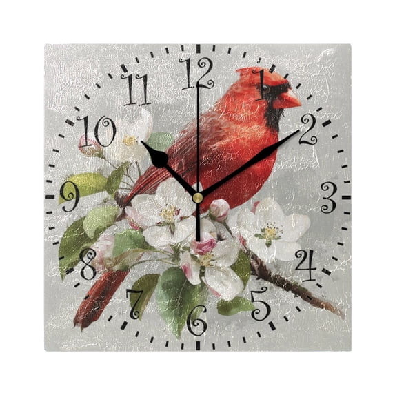 7.78in Square Artistic Wall Clock Dual-Purpose Tabletop & Hanging Decor ...