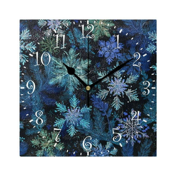 7.78in Square Artistic Wall Clock Dual-Purpose Tabletop & Hanging Decor ...