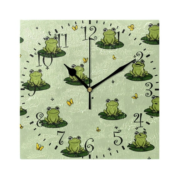 7.78in Square Artistic Wall Clock Dual-Purpose Tabletop & Hanging Decor ...