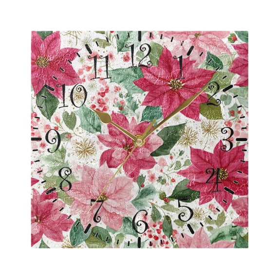 7.78in Square Artistic Wall Clock Dual-Purpose Tabletop & Hanging Decor ...