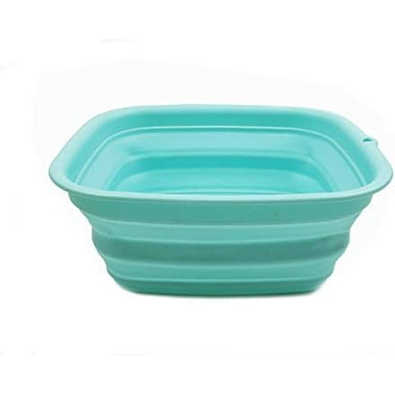 7.7L (2 Gallon) Collapsible Tub - Foldable Dish Tub - Portable Washing ...