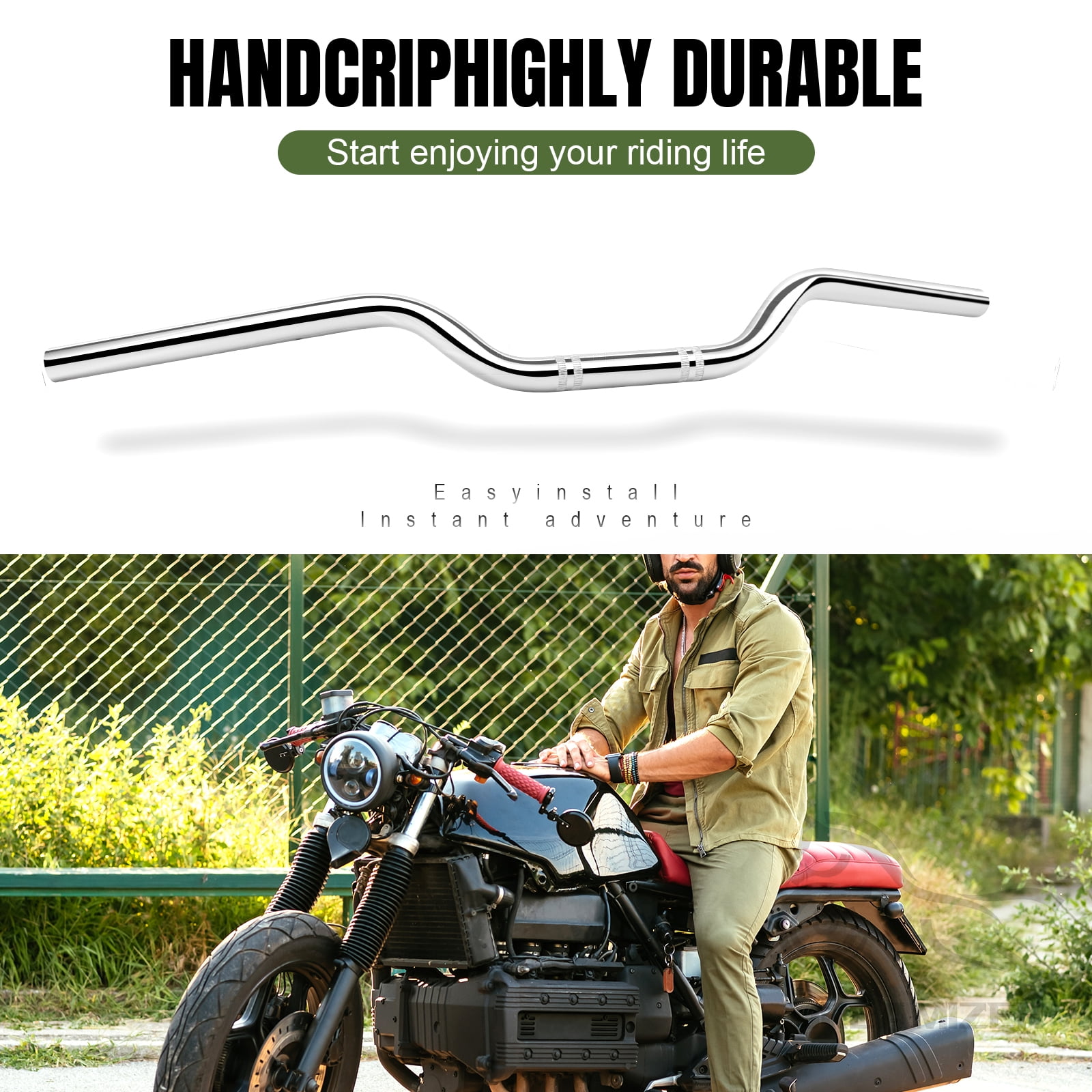 7/8" 22MM Drag Handlebars Tracker Handle Bars Universal For Sportster ...