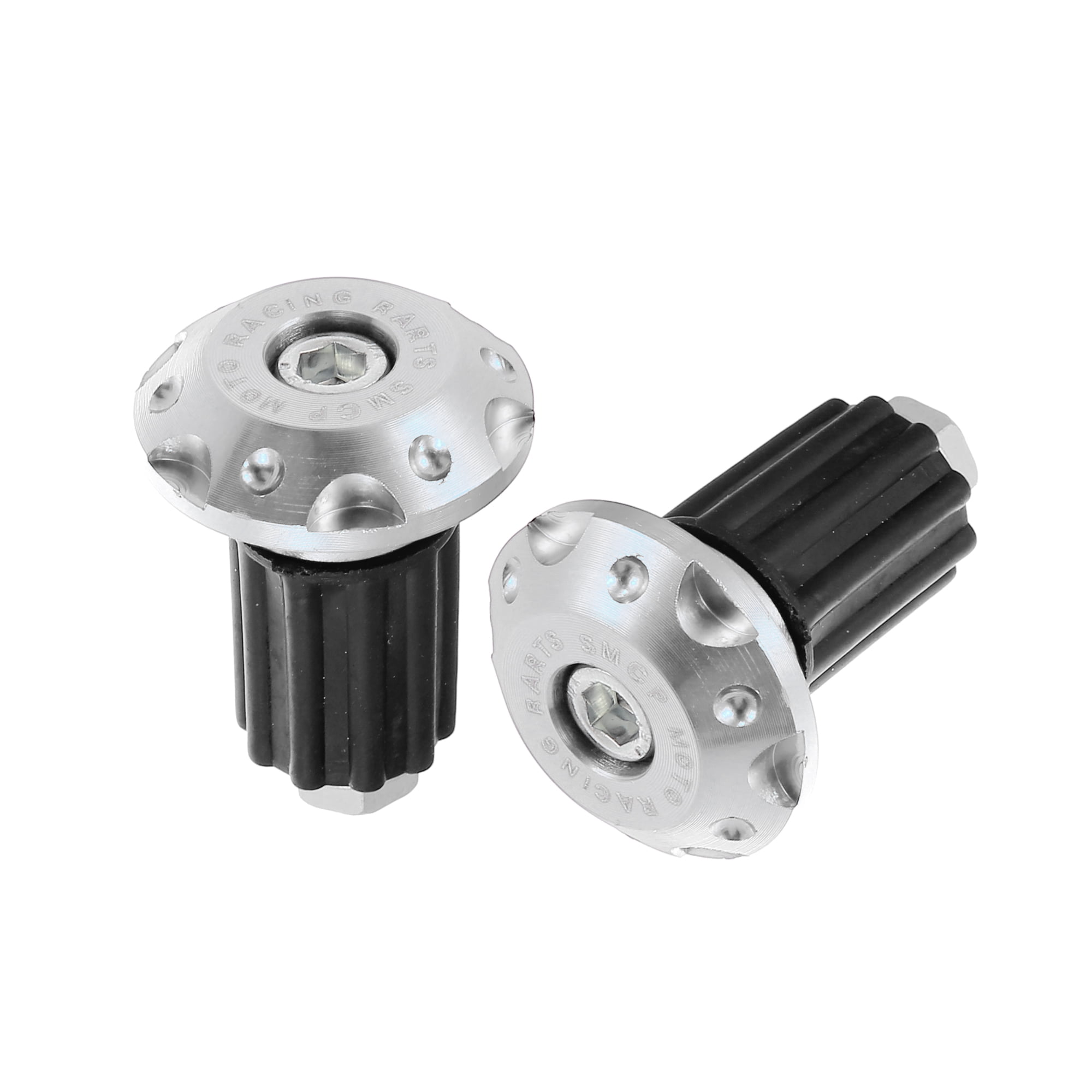 7/8" 22mm Motorcycle Hand Grips Handlebar End Slider Caps Plugs ...