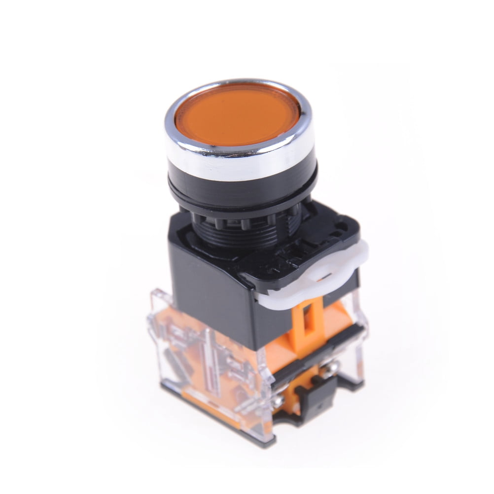 7/8" 660V 10A Push Button Press Emergency Momentary Stop Switch 22mm ...