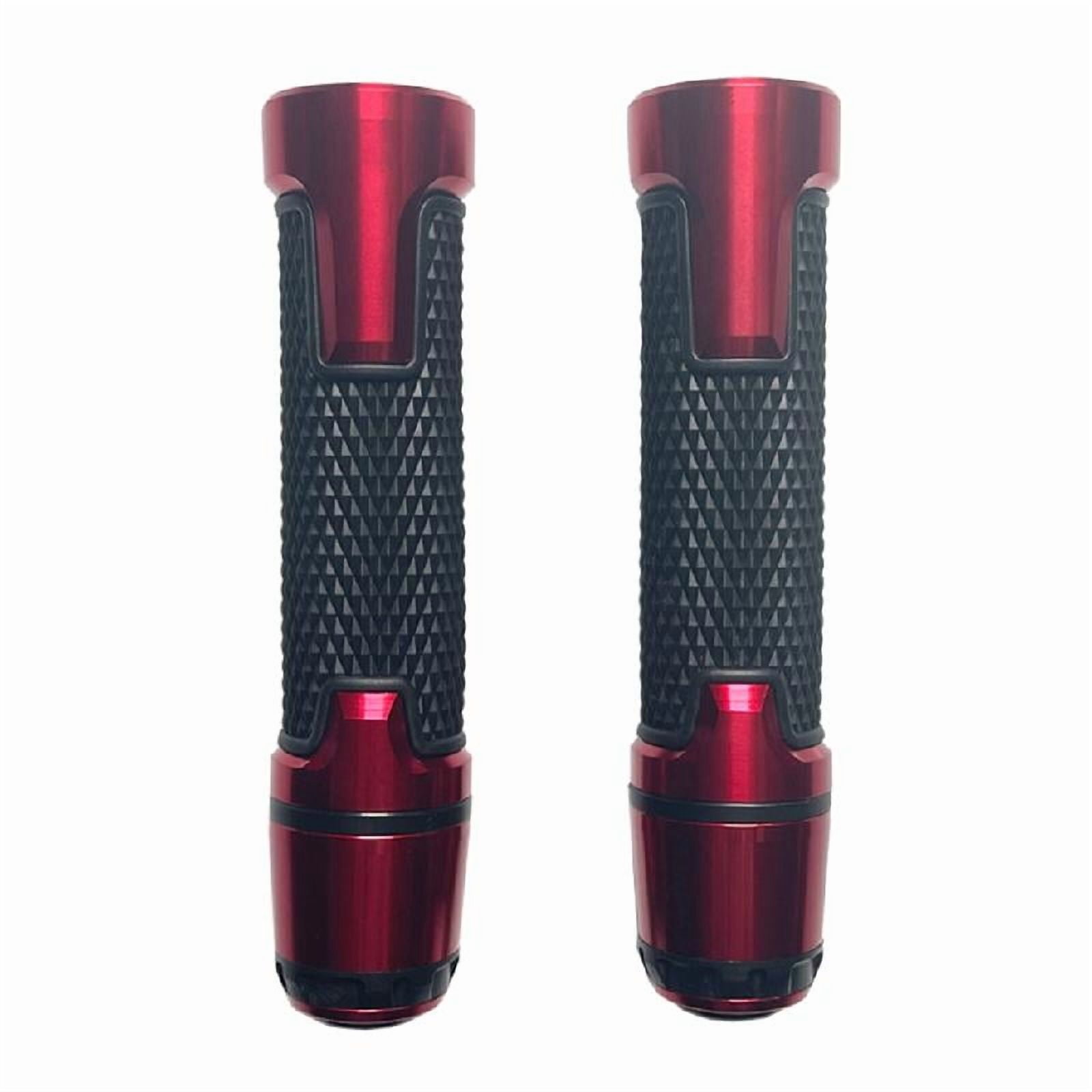 7/8" Aluminum Rubber Gel Hand Grips for Motorcycle Sports Bikes ...